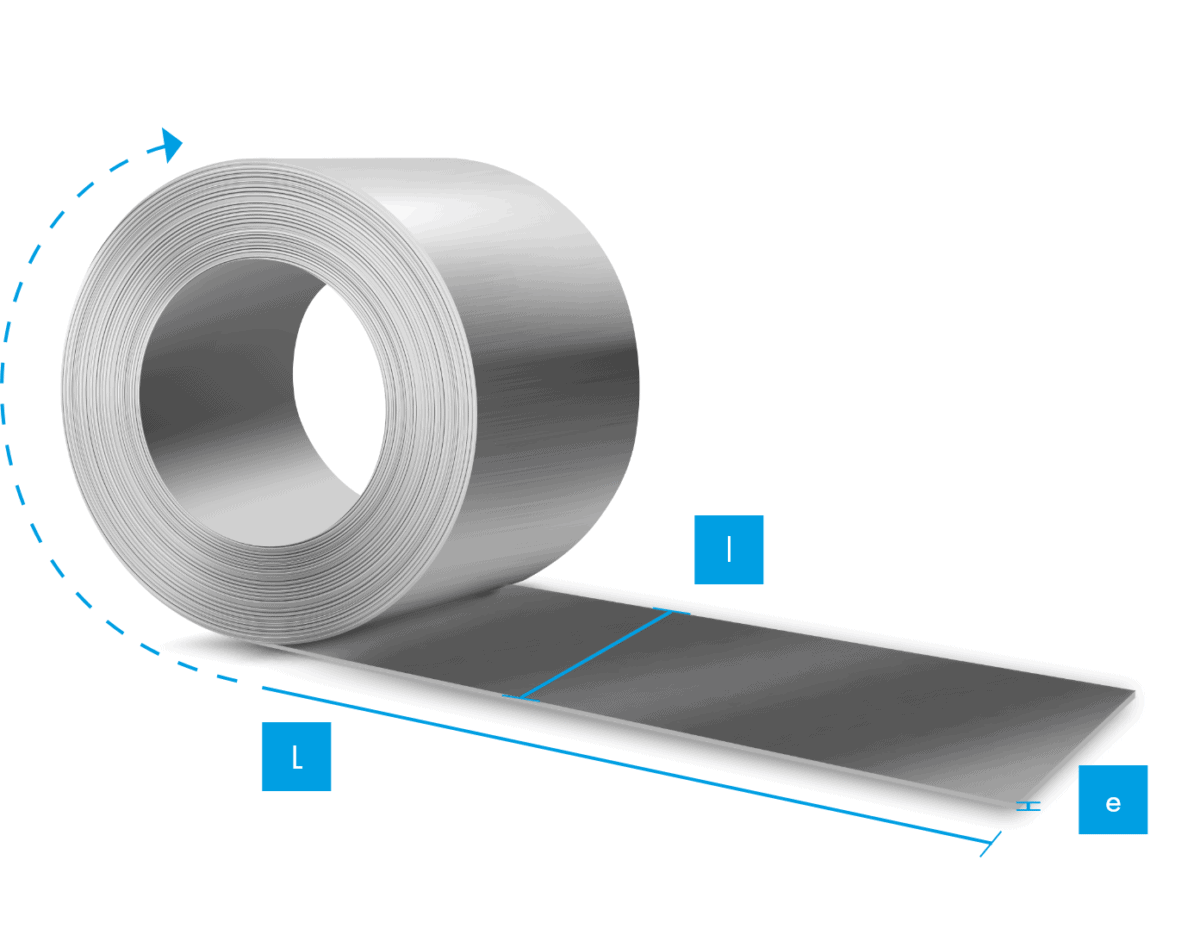 Stell Roll/coil weight calculator | Stainless France