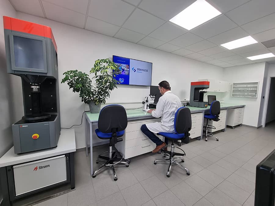 STAINLESS Group the new central metallurgy laboratory